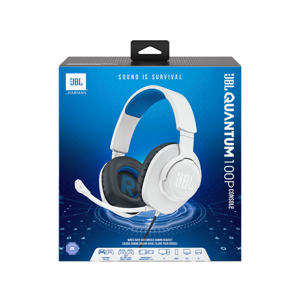 JBL Quantum 100P Console | Auriculares gaming con cable y micrófono desmontable